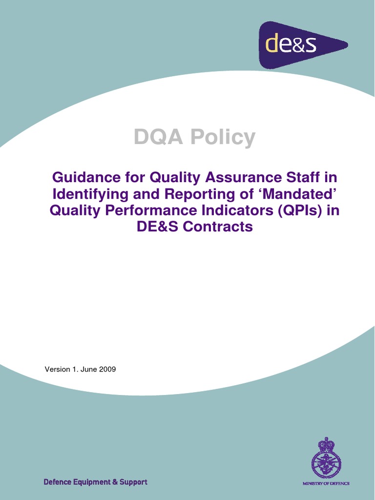 DQA Policy | PDF | Competence (Human Resources) | Quality Assurance