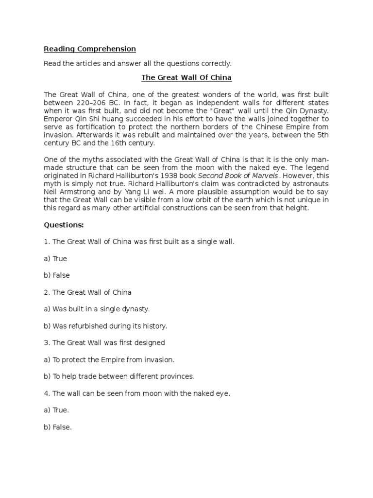 Reading Comprehension | PDF | Greenhouse Effect | Humour