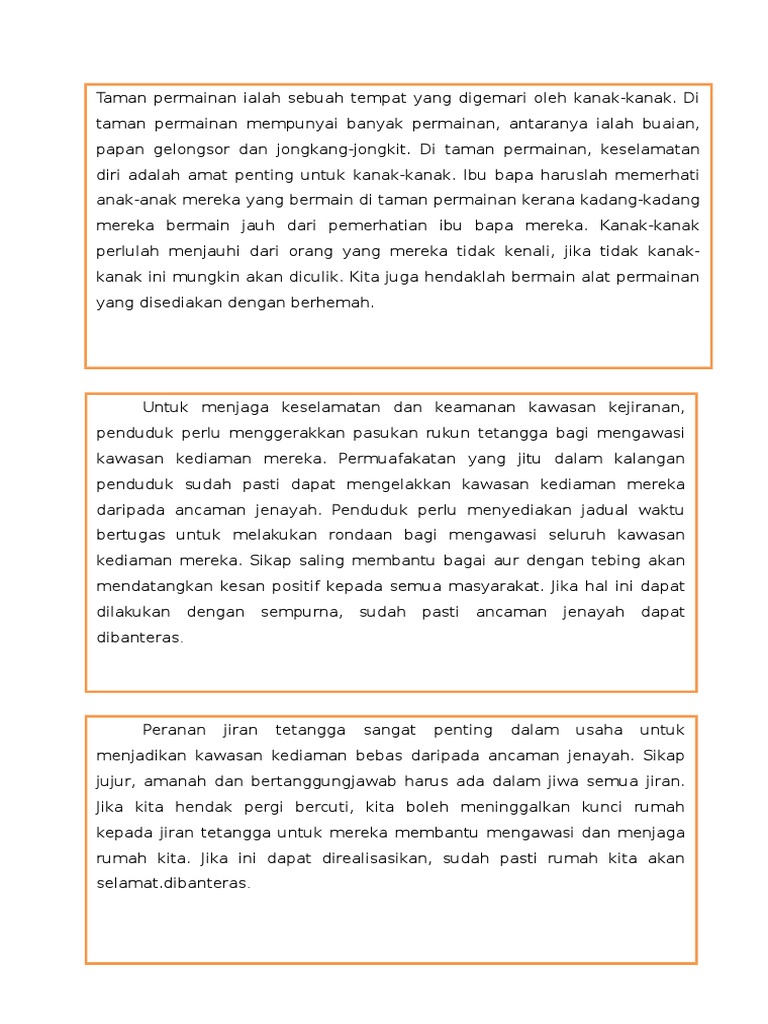 Petikan Teks Keselamatan Persekitaran | PDF