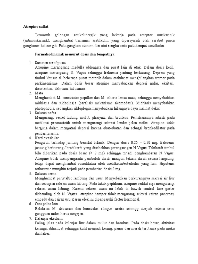 SA Dan Prostigmin | PDF