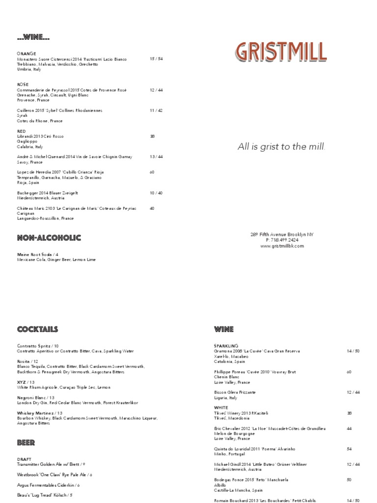 Wine... : All Is Grist To The Mill | PDF | Wine Grape Varieties ...