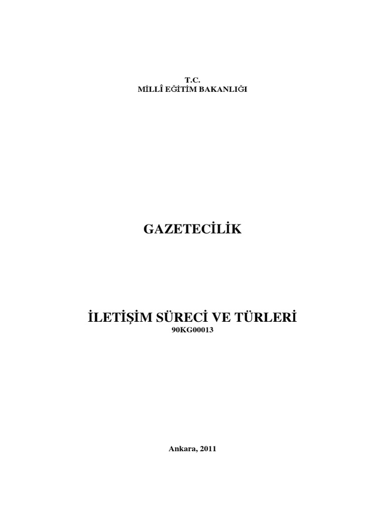 İletişim Süreci Ve Türleri PDF | PDF