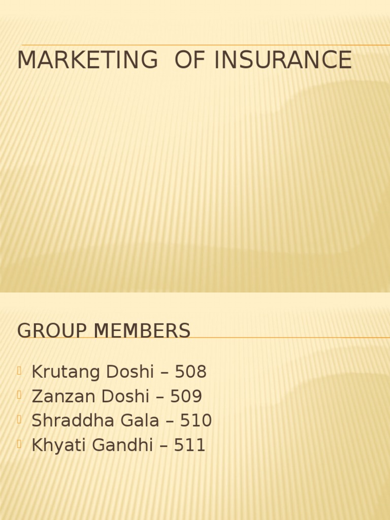 Insurance Marketing Strategies Overview | PDF | Insurance | Online ...