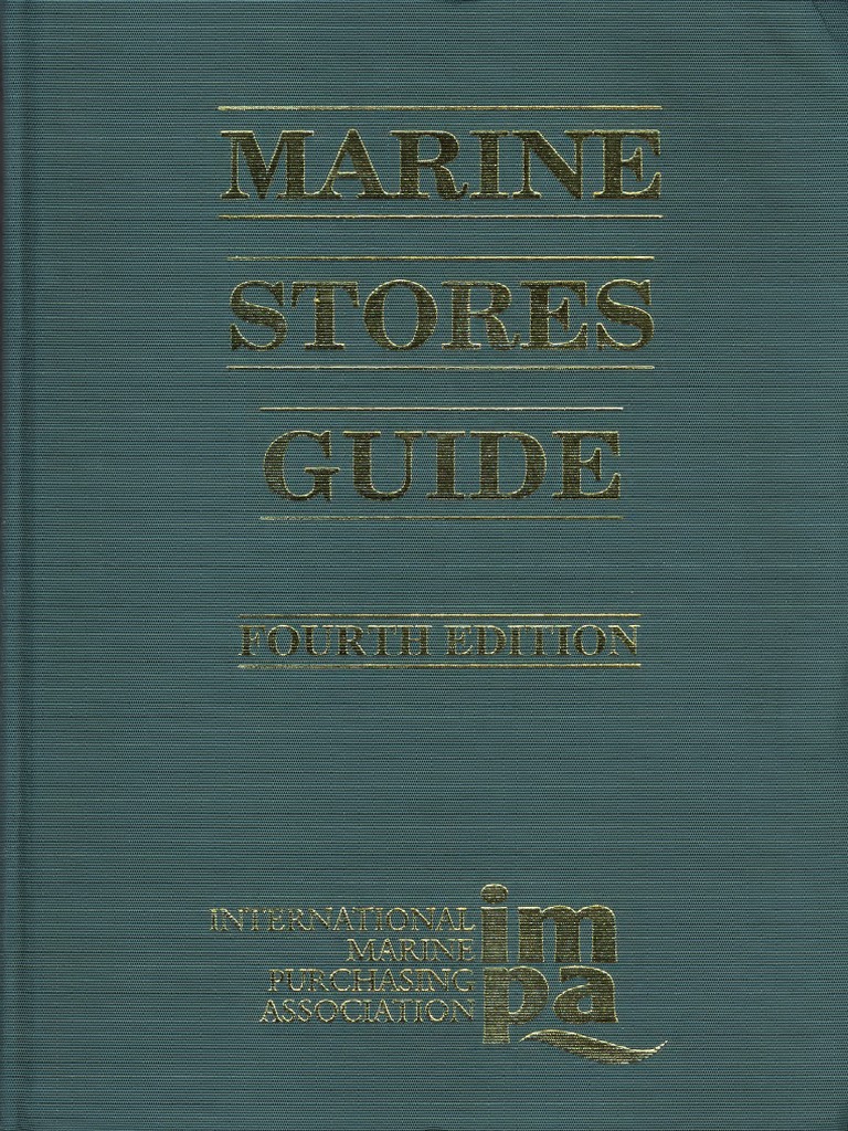 IMPA Marine Stores Guide | Rust | Corrosion