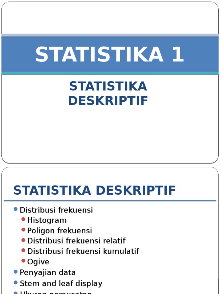 02 - Statistika Deskriptif | PDF