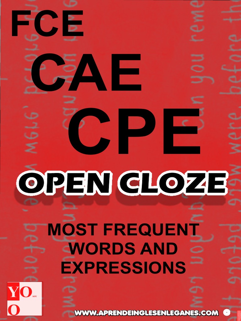 Open Cloze - Most Common Words and Expressions (Cov) | Download Free ...