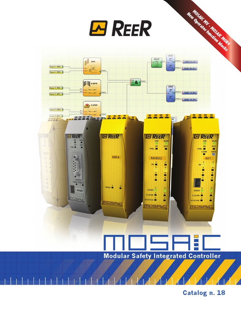 REER Mosaic Catalog 18 | PDF | Relay | Input/Output