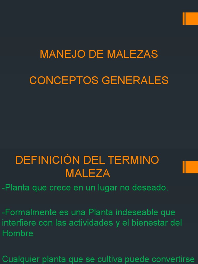 Definición Del Termino Maleza | PDF