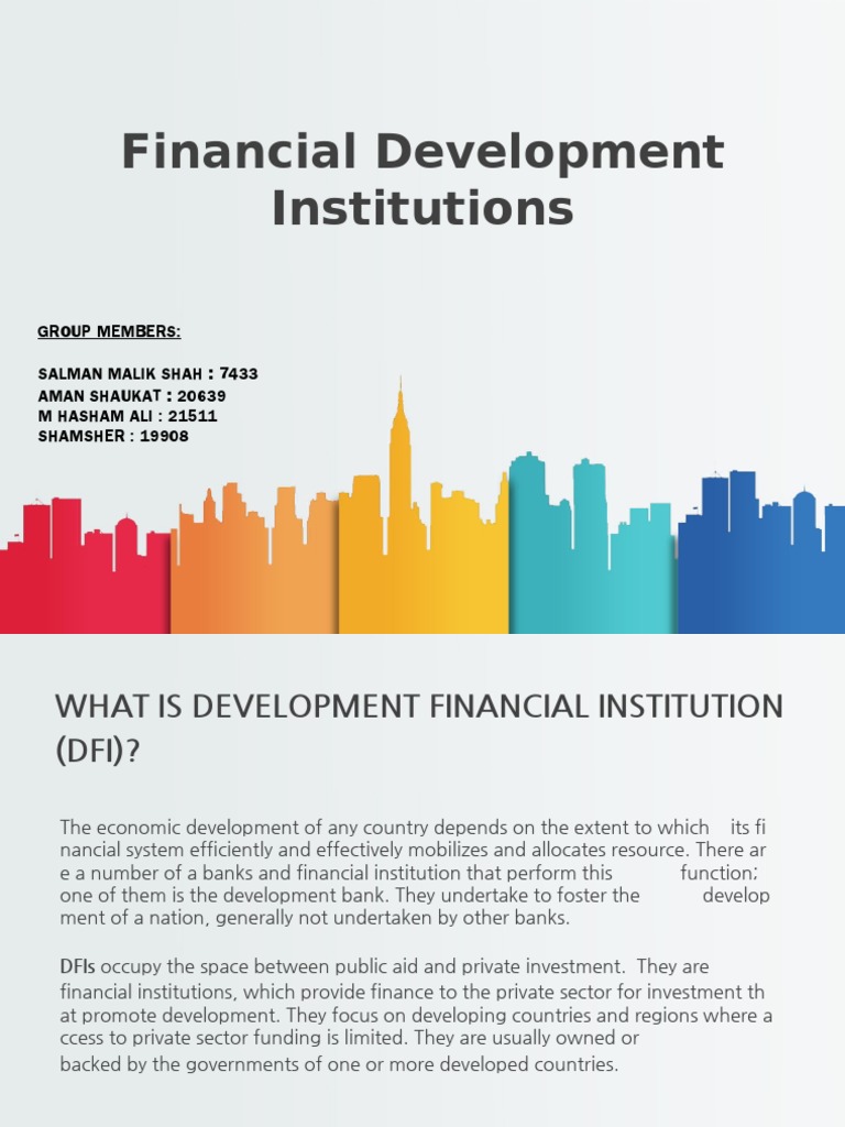 FMI DFIs | PDF | Venture Capital | Corporate Finance