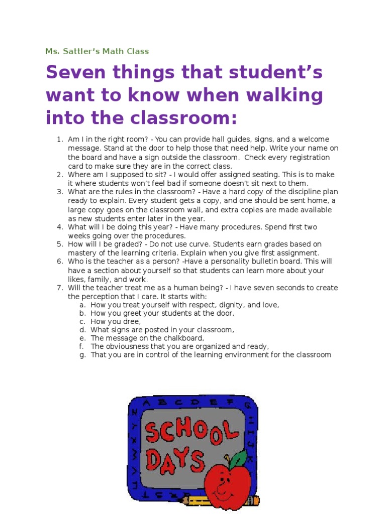 About Me 3 Seven Things Students Want To Know | PDF