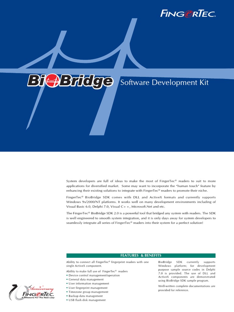BioBridge E PDF | PDF | Software Development Kit | Operating System ...