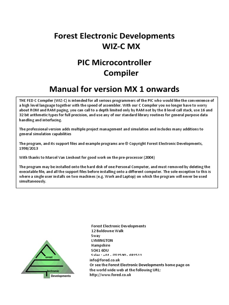 Manual Manual | PDF | Pic Microcontroller | C (Programming Language)