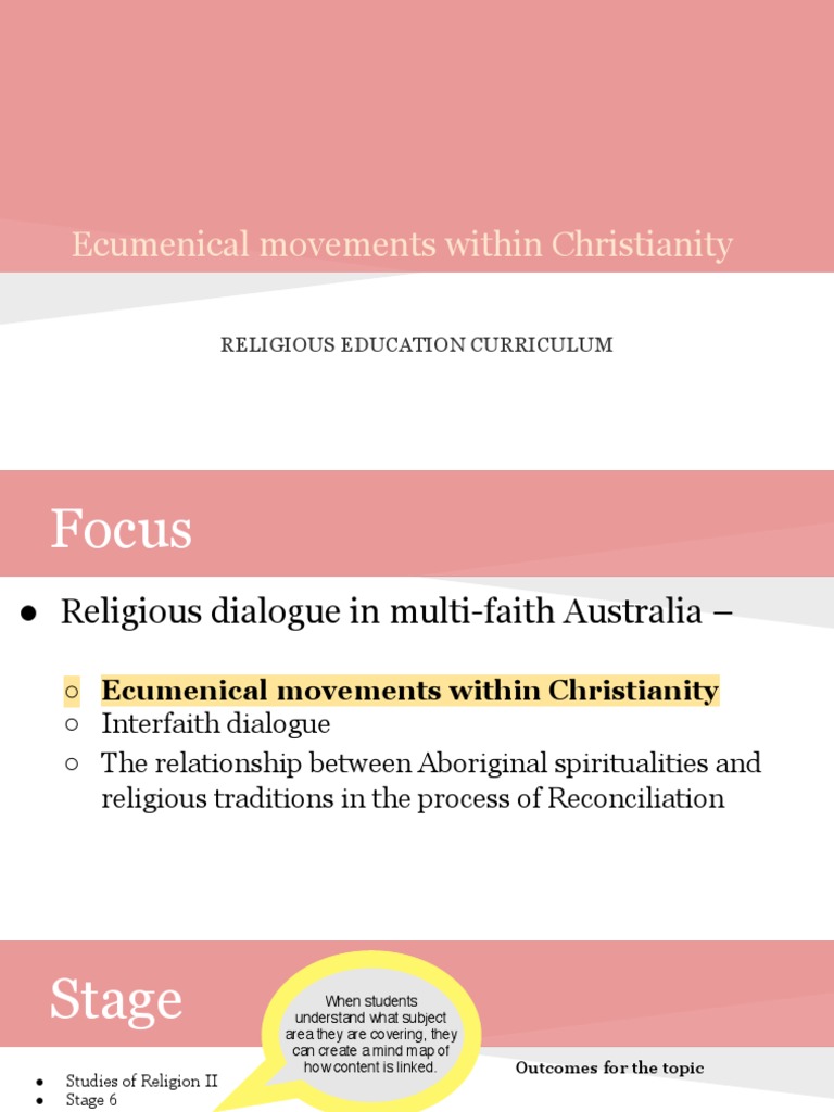 Ecumenical Movements Within Christianity | PDF | Ecumenism | Christian ...