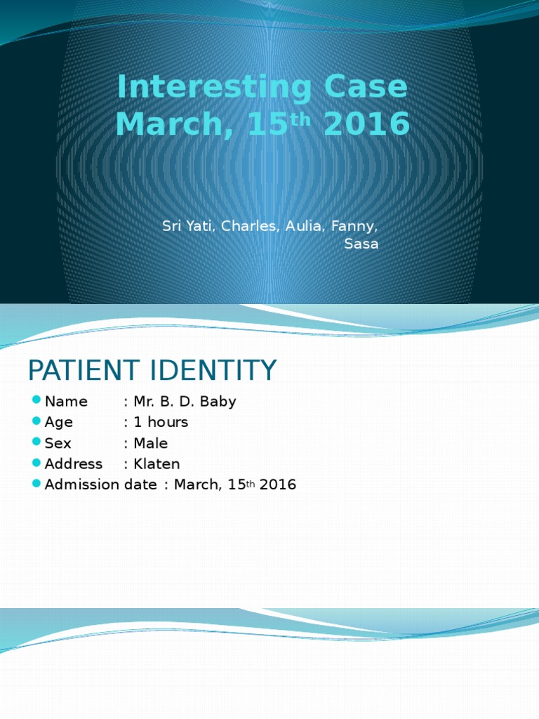 Interesting Case March, 15 2016: Sri Yati, Charles, Aulia, Fanny, Sasa ...