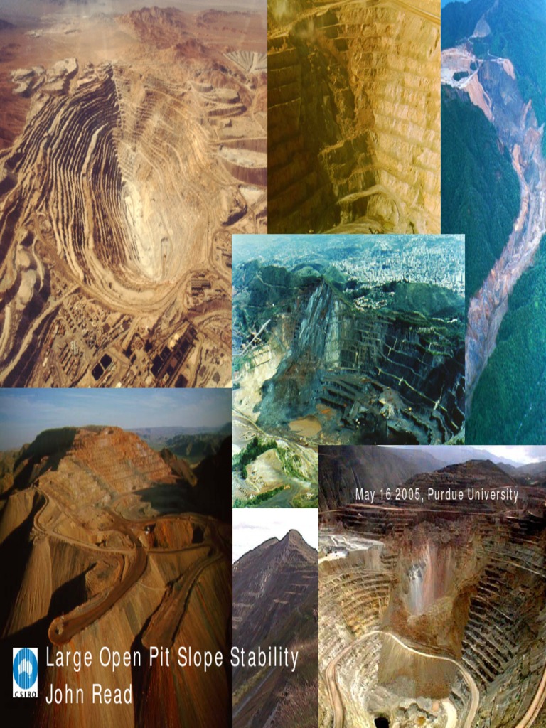 Large Open Pit Slope Stability Insights | PDF | Geotechnical ...