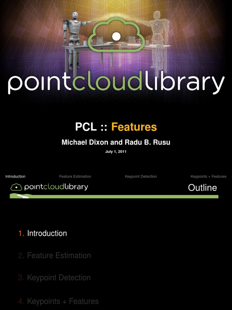 Features: Michael Dixon and Radu B. Rusu | PDF | Areas Of Computer ...