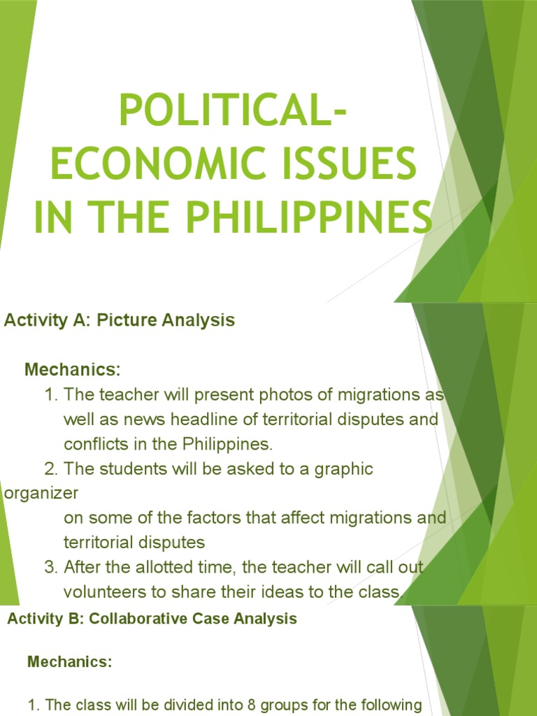 Political-Economic Issues in The Philippines | PDF