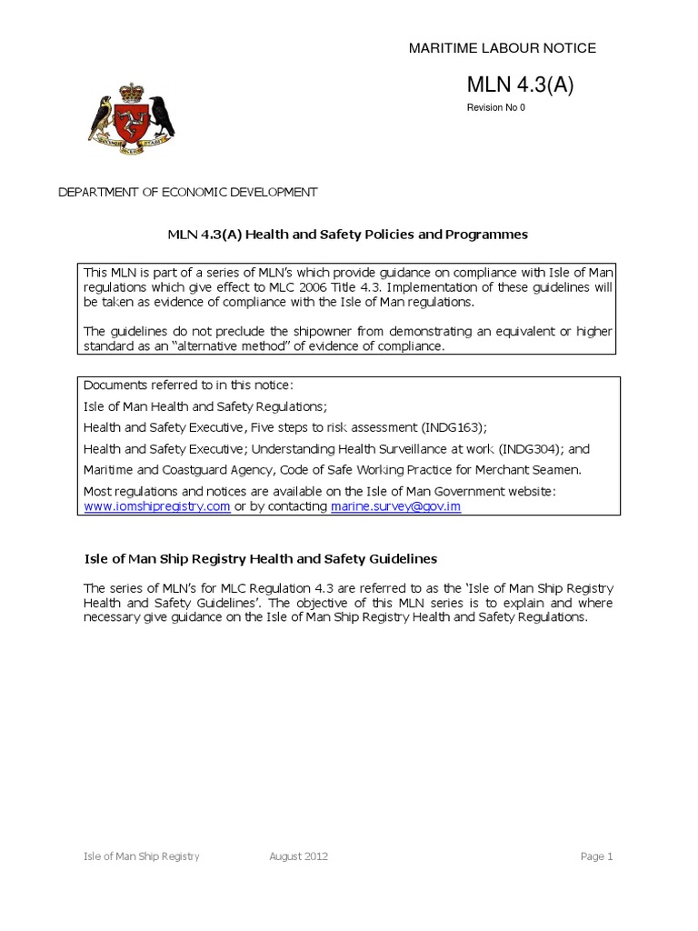 Health and Safety Policy Programmes | PDF | Personal Protective ...