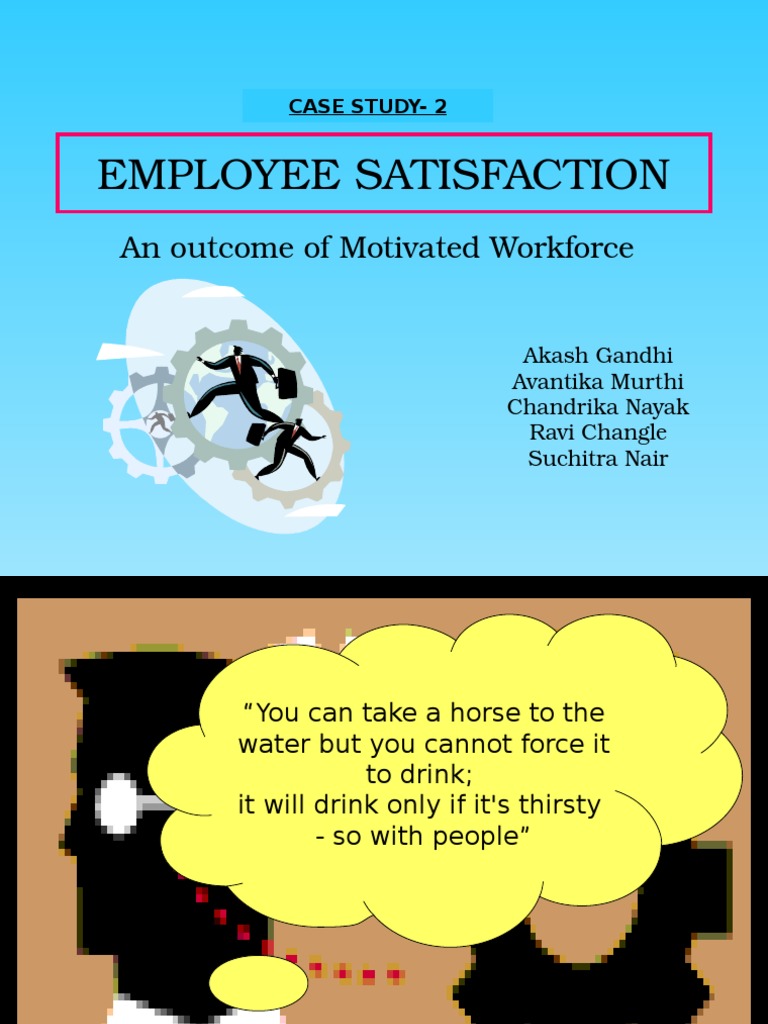 Employee Satisfaction and Motivation Insights | PDF | Motivation ...