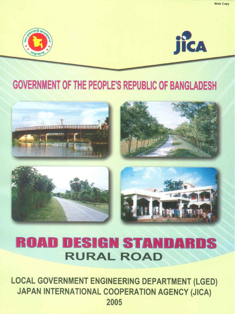 2005 Road Design Standards Rural Roads Final | PDF | Road | Asphalt