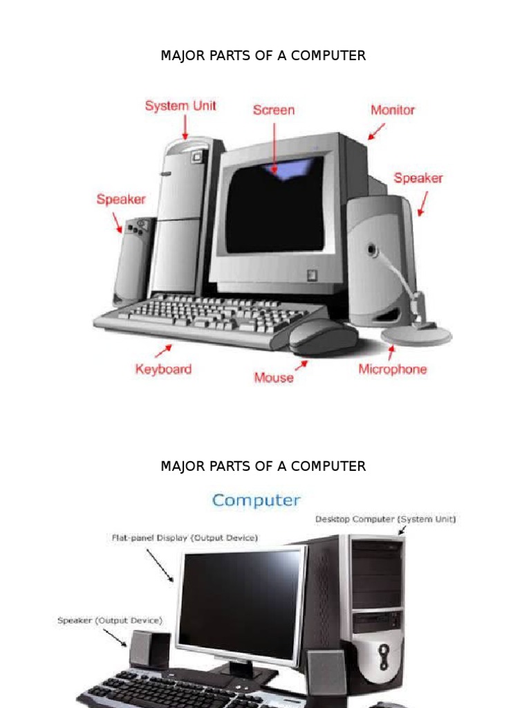 Major Parts of A Computer | PDF