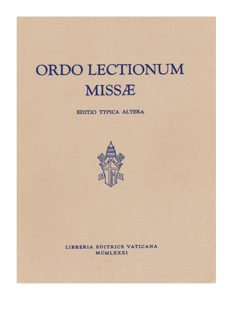 Ordo Lectionum | PDF