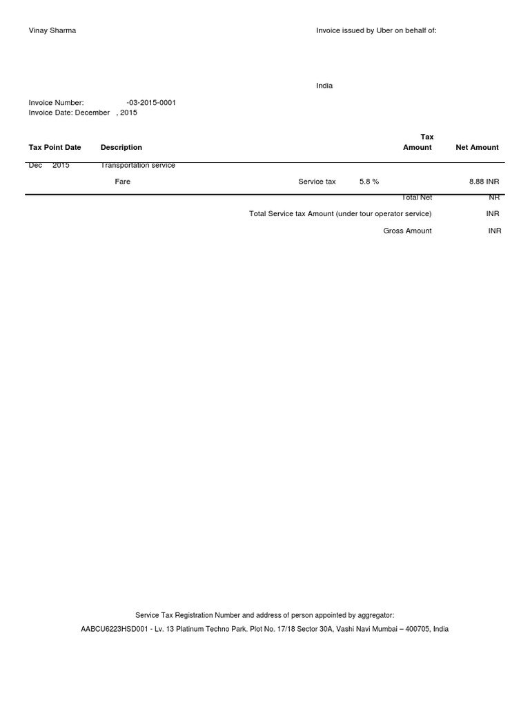 Cab Bill 3 PDF | PDF