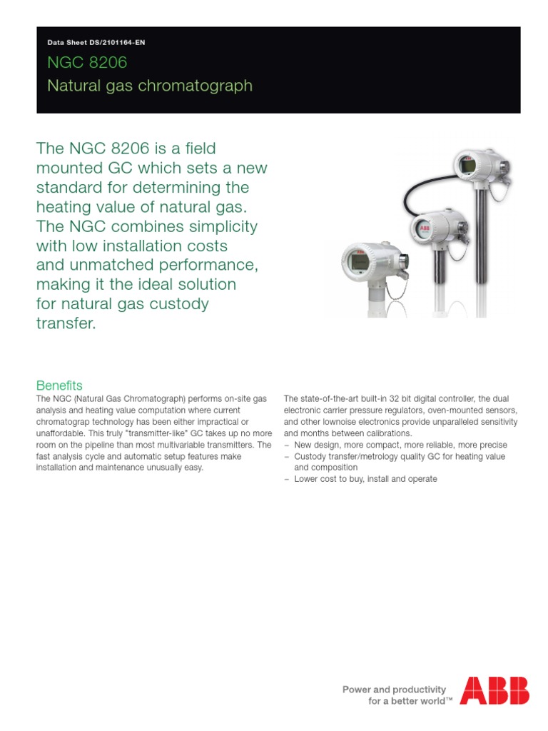 ABB NGC 8206 DS_2101164-EN.pdf | Gas Chromatography | Technology