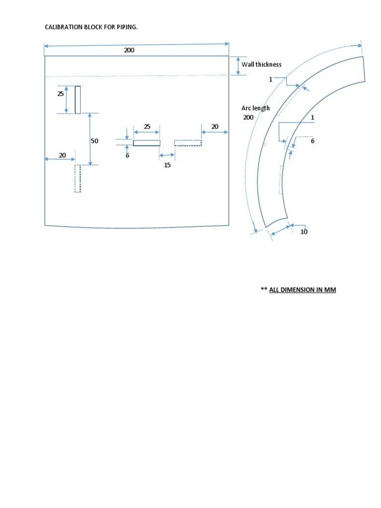 Pipe Calibration Block | PDF