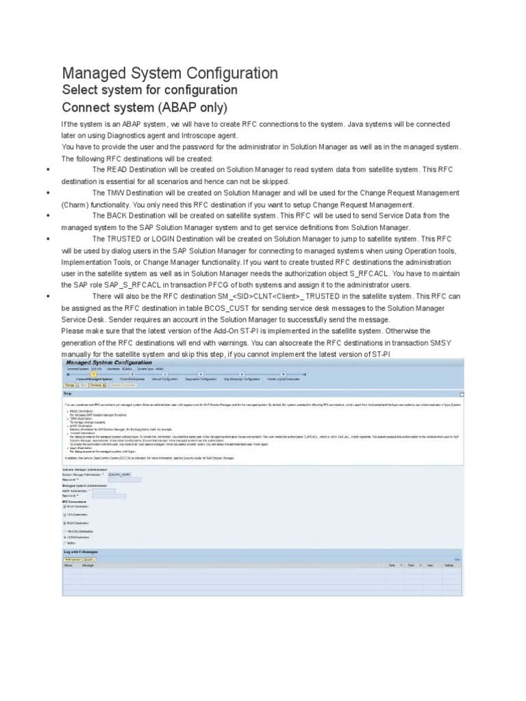 Managed System Configuration Pdf Information Technology