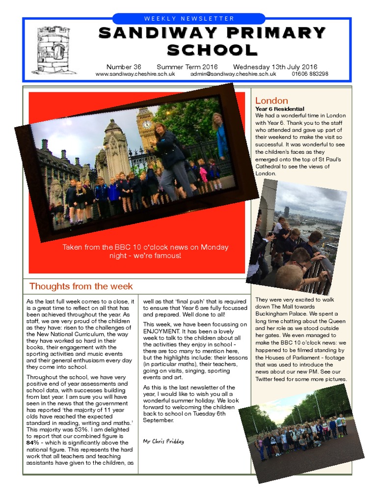 Sandiway Primary School: London | PDF | Teachers | Foods