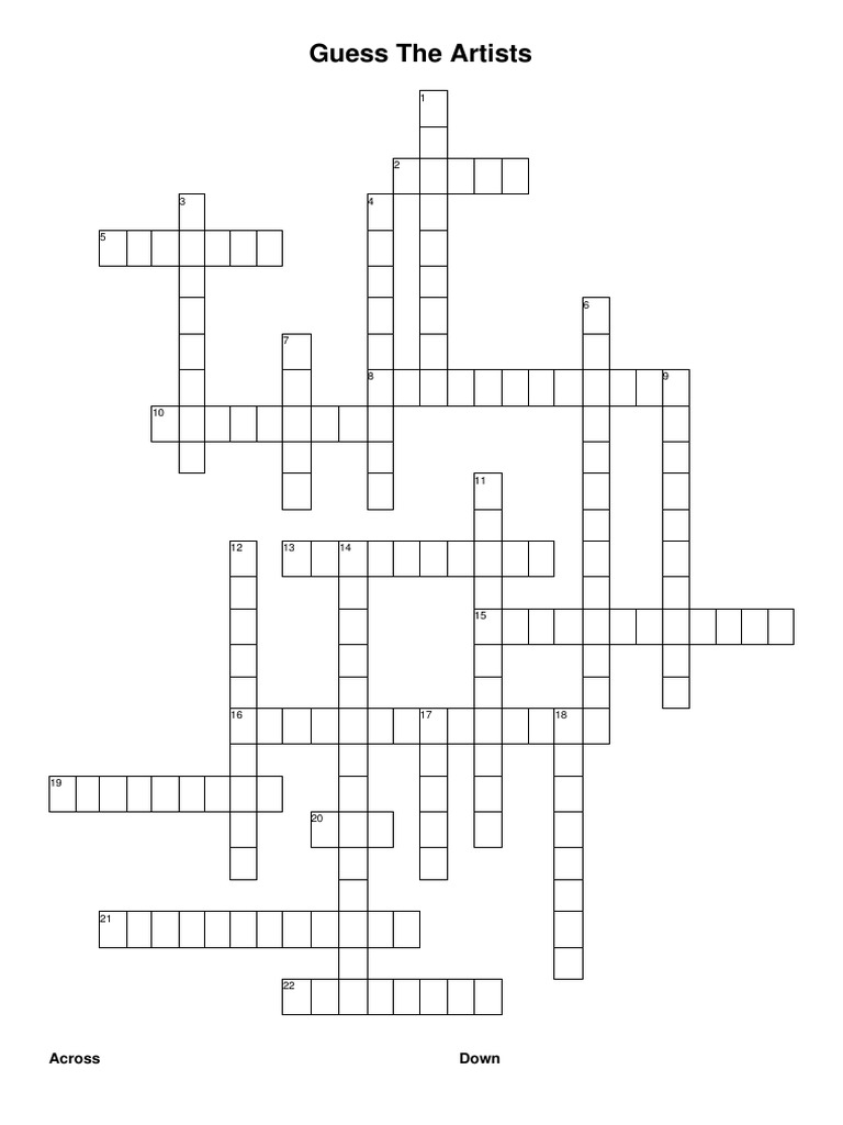 Guess The Artists | PDF