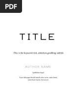 Designing A Poster Handout | PDF