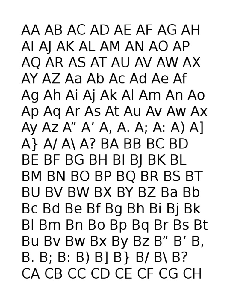 Kerning-Pairs Odt | PDF