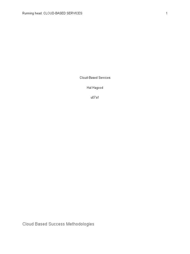 Cloud Based Services | PDF | Apache Hadoop | Cloud Computing