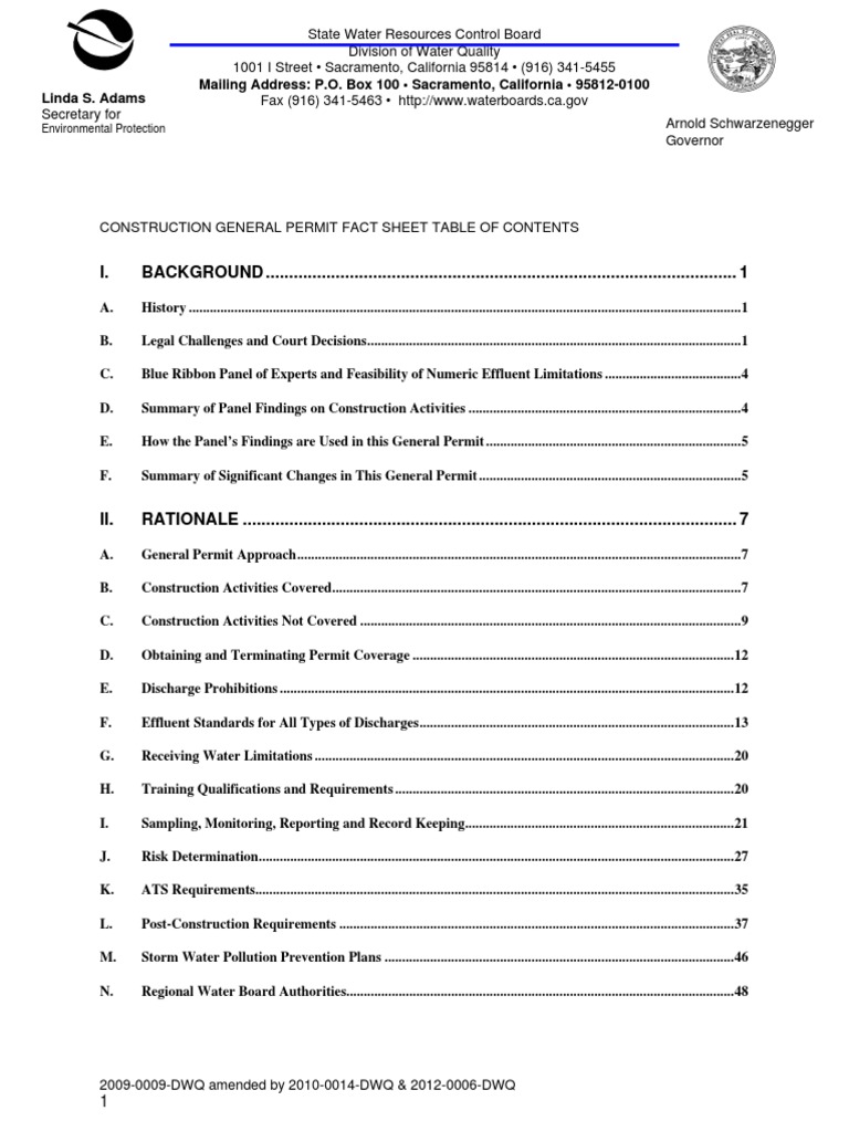 Construction General Permit | PDF | Clean Water Act | Stormwater
