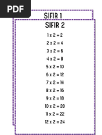 Comprehensive Sifir Table 1-100 | PDF
