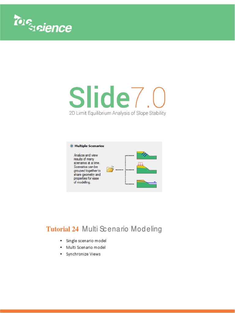 Tutorial 24: Multi Scenario Modeling | Download Free PDF | Tab (Gui) | Angle