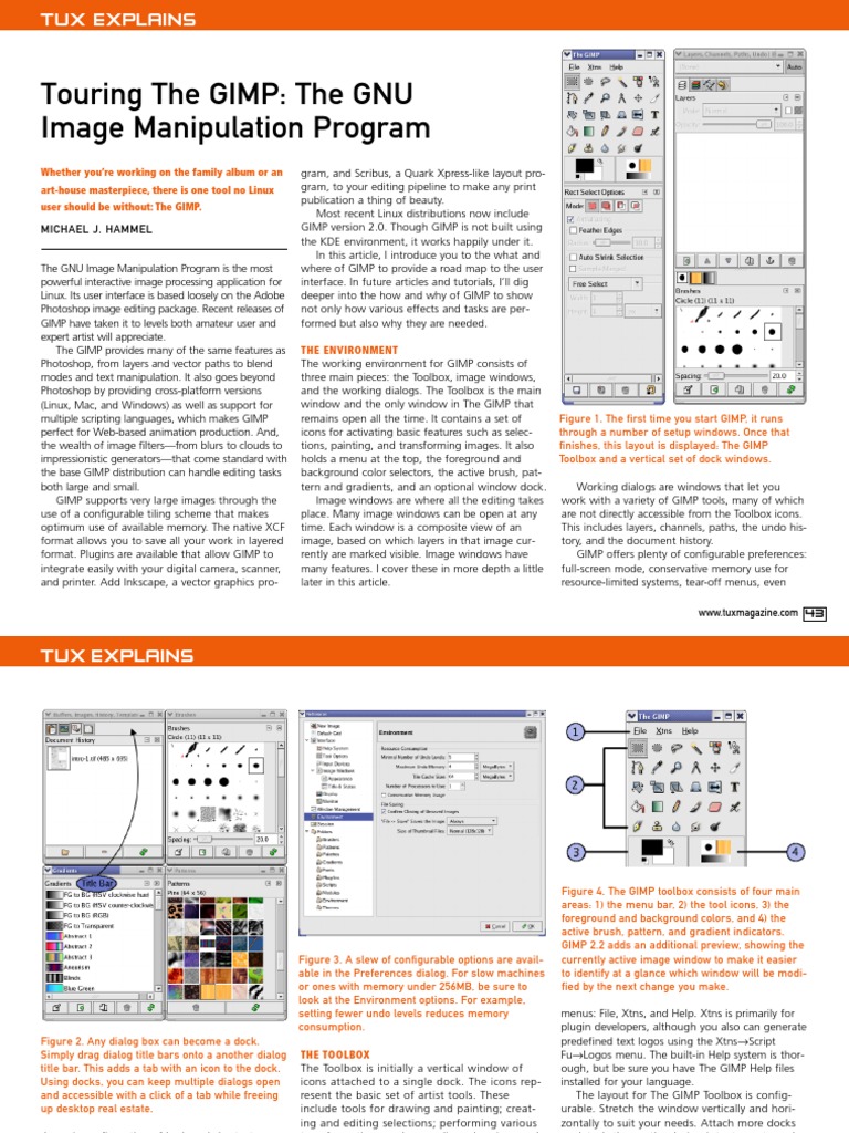 Touring The GIMP | PDF | Adobe Photoshop | Icon (Computing)