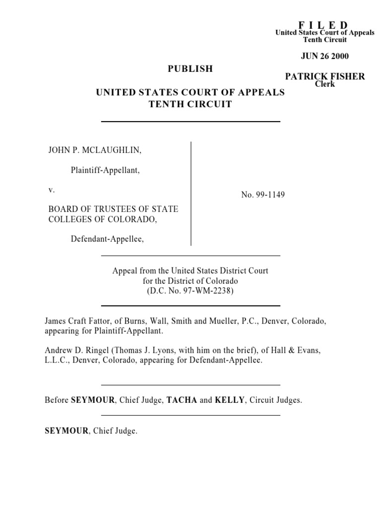 Publish United States Court of Appeals Tenth Circuit: Filed | PDF ...
