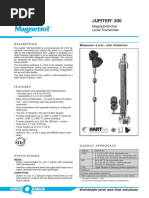Magnetrol E3 Modulevel Datasheet | PDF | Electricity | Electrical ...