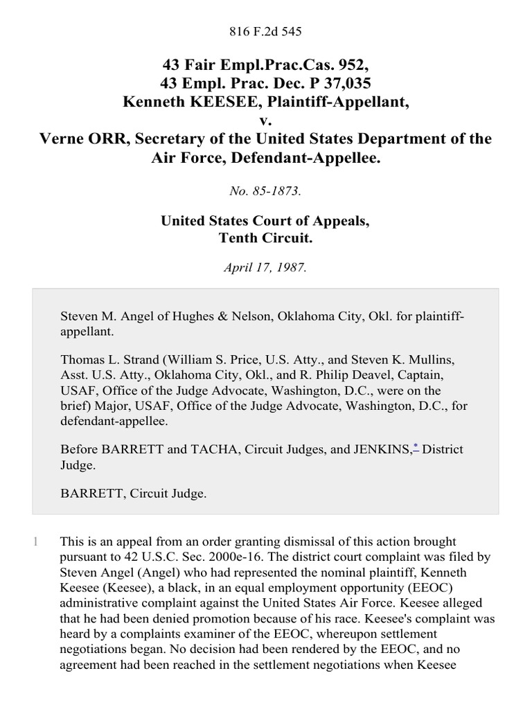 43 Fair Empl - Prac.cas. 952, 43 Empl. Prac. Dec. P 37,035 Kenneth ...