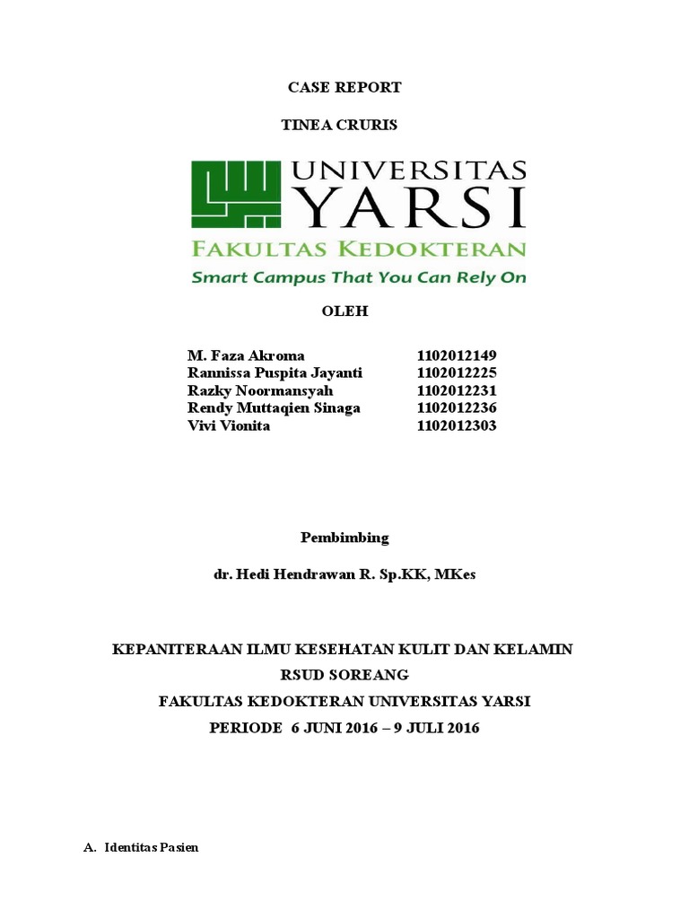 Case Report Tinea Cruris | PDF