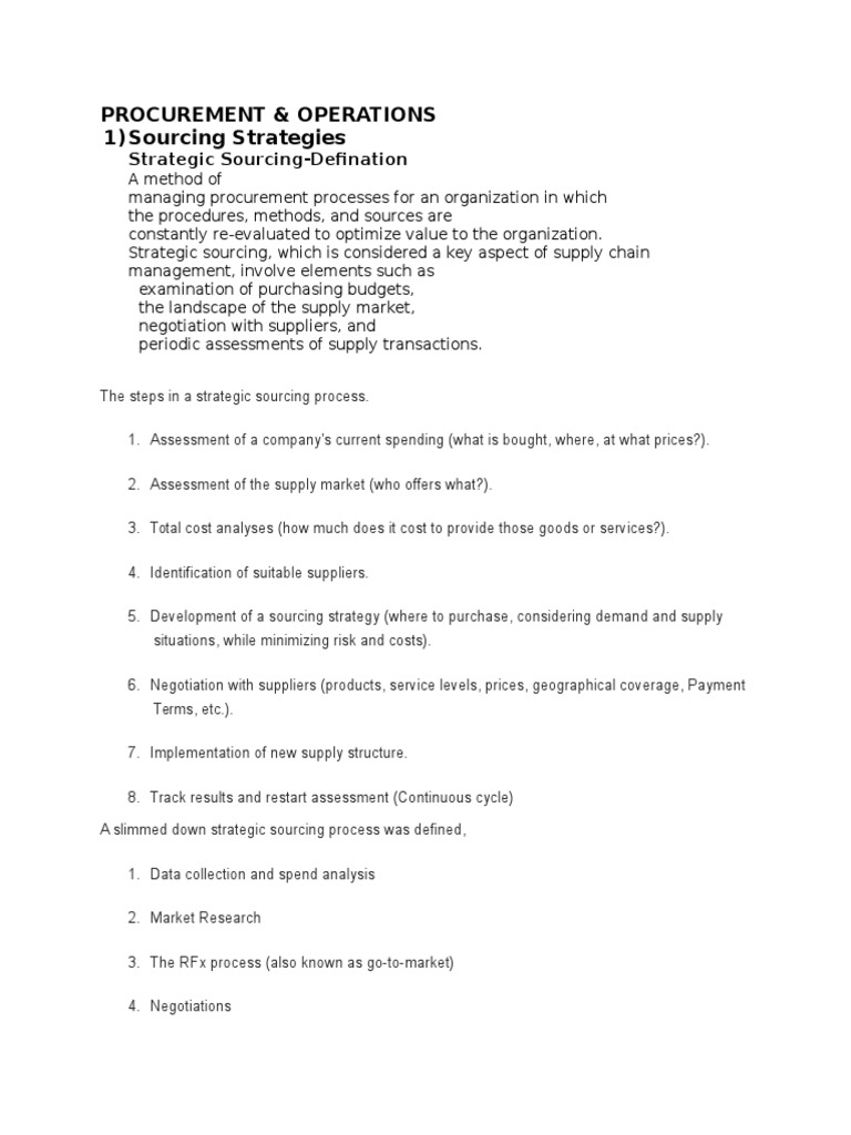 The Purpose of Operations Function | PDF