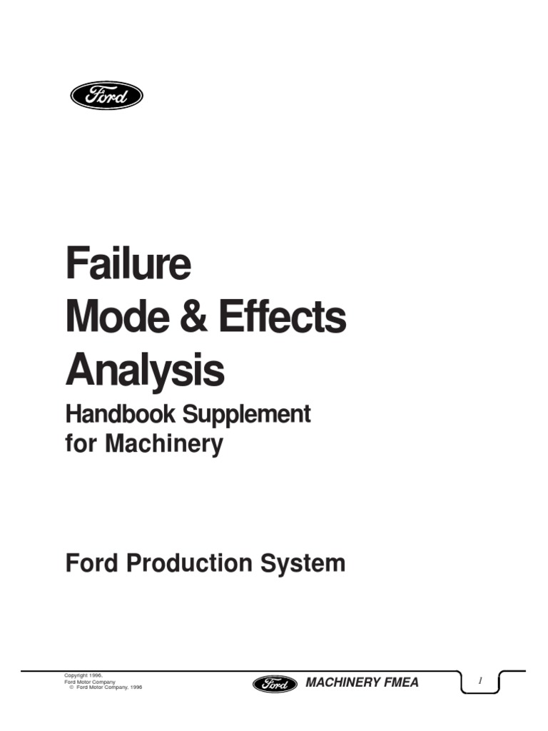 FMEA Ford.pdf | Reliability Engineering | Systems Theory