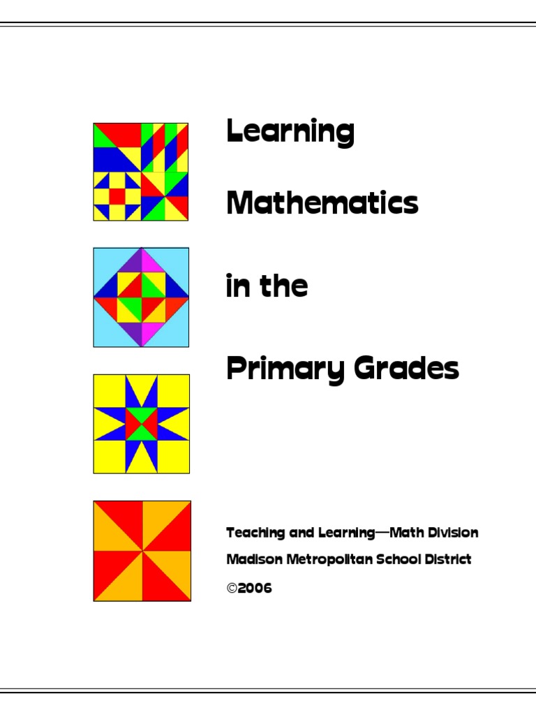Learning Mathematics in The Primary Grades k-2 | PDF | Subtraction ...