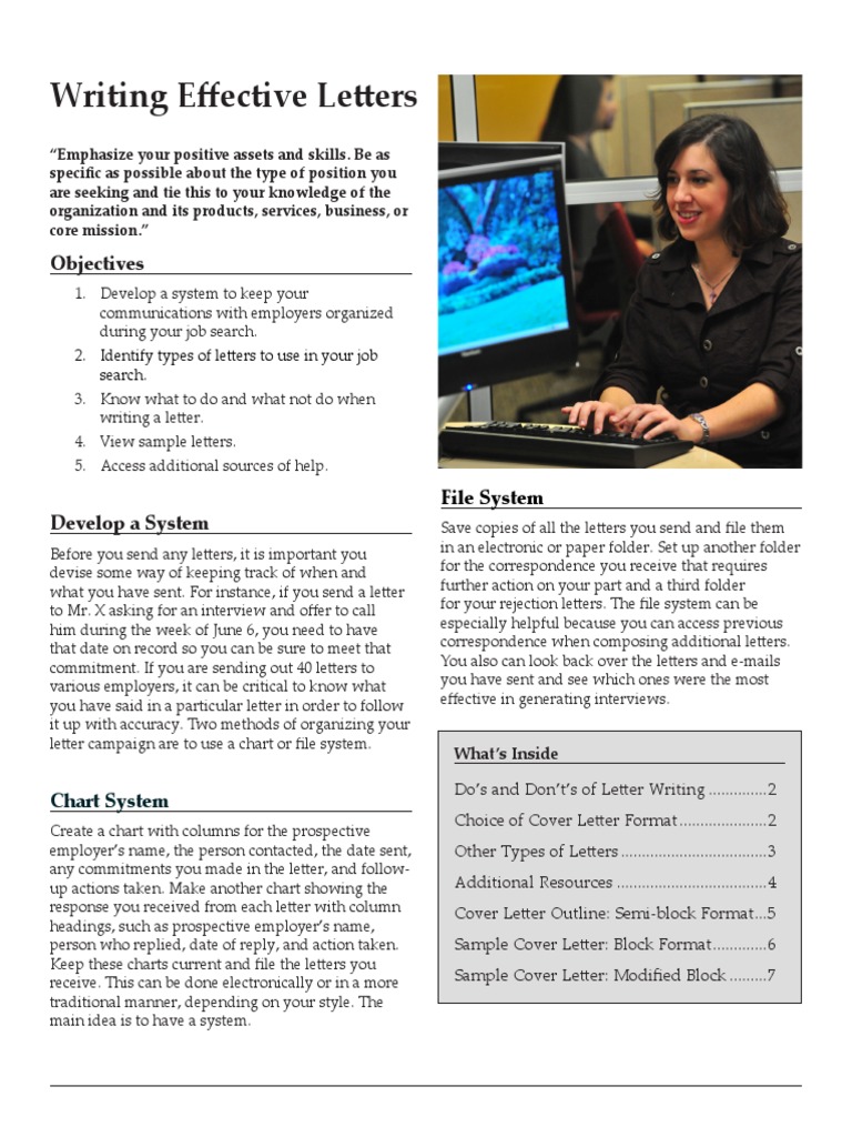 Essential Guide to Effective Letter Writing | PDF | Résumé | Employment