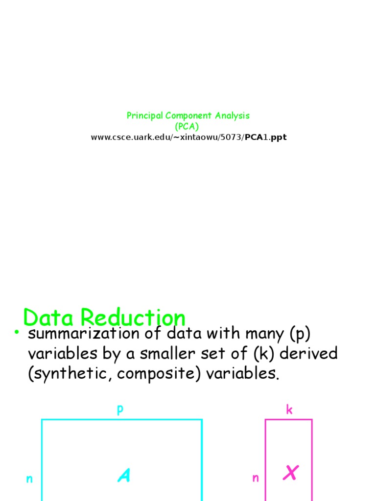 Principal Component Analysis | PDF | Principal Component Analysis ...