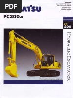 PC200 PC200LC: Gross: 110 KW 147 HP / 2000 Min Net: 103 KW 138 HP ...