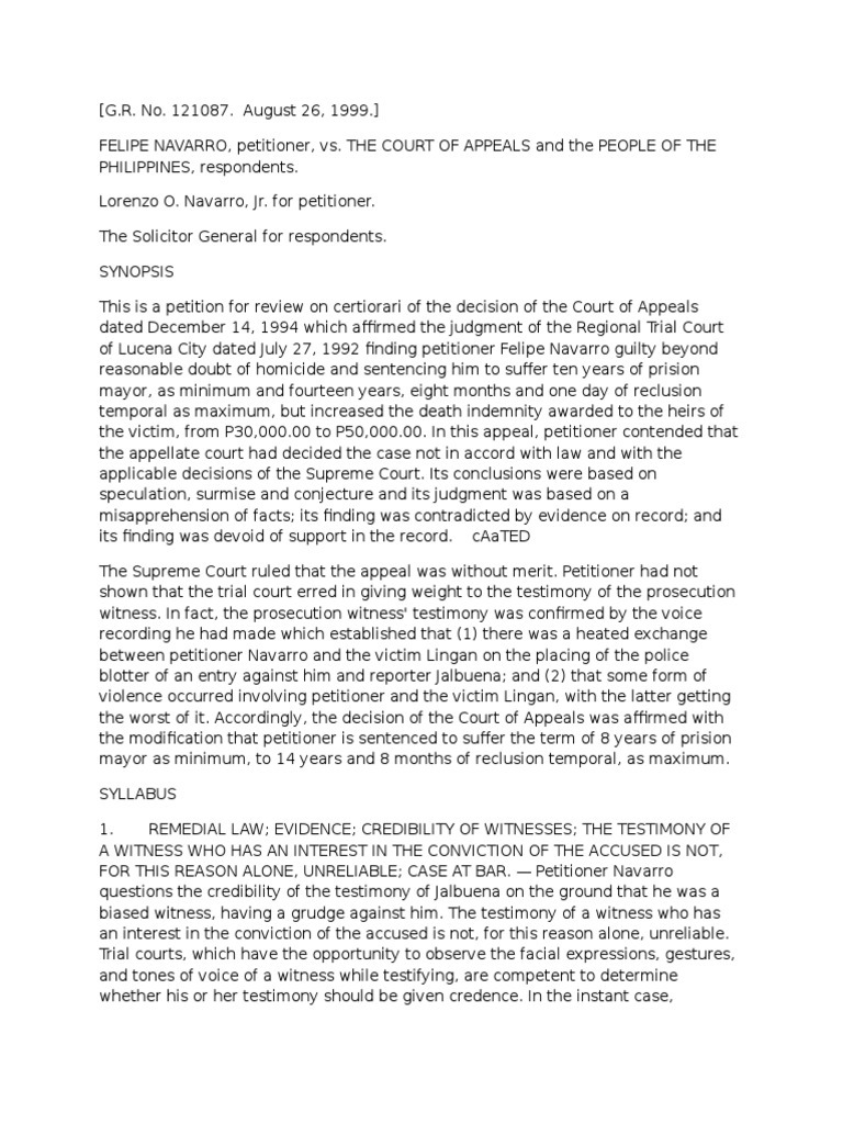 Illustrative Case - R.A. 4200 - Anti-Wire Tapping Law | PDF | Testimony ...